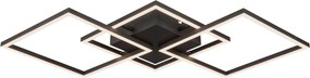 XXXLutz STROPNÍ LED SVÍTIDLO, 75,5/37/6 cm Novel - Stropní svítidla - 008983001202