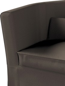 Potah na křeslo IKEA Ektorp Tullsta barva hnědá látka pletený vzor