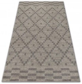 koberec SOFT 8047 RUTA BOHO, krémový, recyklovatelná bavlna ba velikost 160x220 cm | krásné koberce cz