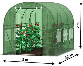 Foxigy Zahradní fóliovník 2x4,5m s UV filtrem PREMIUM