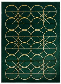 koberec EMERALD výhradní 1010 glamour, stylový kruhovýy lahvově zelená / velikost 240x330 cm | krásné koberce cz