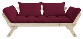 sofa BEBOP by Karup - 75*180 cm natural (přírodní) + futon bordeaux 710