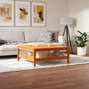 vidaXL Konferenční stolek 100 x 100 x 40 cm masivní borové dřevo [814294] Barva: Hnědá