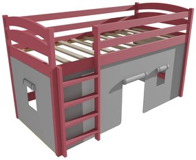 Vomaks Patrová zvýšená postel ZP 001 Rozměr: 80 x 200 cm, Barva: barva růžová