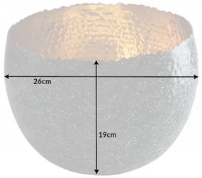 Stříbrná mísa s patinou Orient 28 cm