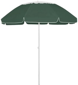 Plážový slunečník zelený 300 cm 314717
