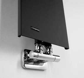 Sapho Smartella otopné těleso 250 x 1 490 mm středové připojení černá mat MI1429