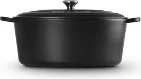 Le Creuset Signature Oválný hrnec s poklicí 40 cm černá