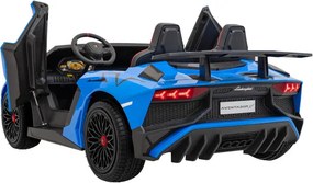 Dětské elektrické autíčko Lamborghini Aventador SV 24 V modré