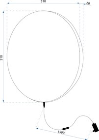Toolight Toolight, LED nástěnné svítidlo APP1408-W, přírodní hnědá, OSW-08639