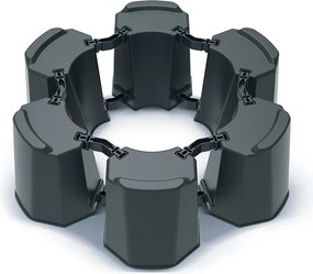 Podstavec pod sud na dešťovou vodu MODULAR BASEWAN SET II antracit