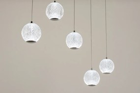 Závěsné LED svítidlo nad jídelní stůl Ferolucce 5 Lineo