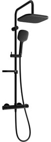 Mexen KX33 sprchový set s termostatickou baterií Kai, černá, 771503391-70