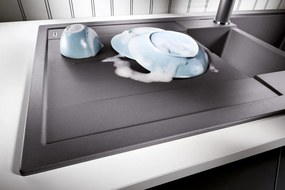 Blanco Metra 6 S, silgranitový dřez 1000x500x190 mm, 1,5-komorový, tmavě hnědá, BLA-515046