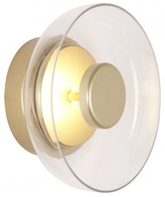 Rabalux 5392 led nástěnné svítidlo lorell 1x8w | 640lm | 3000k | ip20 - nepřímé světlo, zlatá