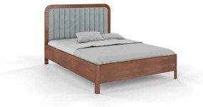 Buková postel s čalouněným čelem - Modena - zvýšená,   , Buk přírodní, 200x200 cm