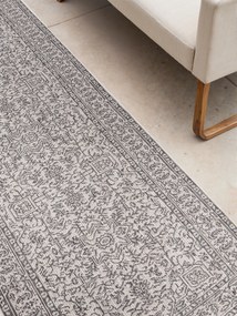 NORTHRUGS, Běhoun Duet Kona 106249 White/Gray - na ven i na doma, 80x250, šedá, chodba / předsíň
