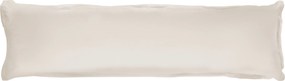 Livarno® Potah na polštář z mikrovláknitého saténu, 40 x 145 cm (krémová)