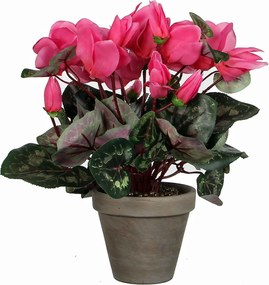 Mica Decorations Umělá květina Cyclamen růžová 30 cm