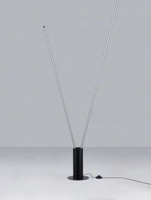 LED černá stojací lampa Kimolia