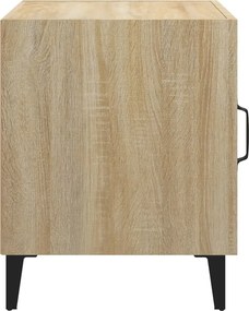 vidaXL Noční stolek kompozitní dřevo [812066] Barva: bílá s vysokým leskem