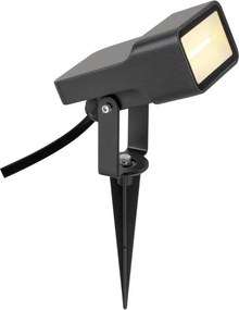 LA 1008479 SYNA WIDE svítidlo se zemním hrotem, 3000 K, 115°, IP65, hranaté, černé - BIG WHITE (SLV)