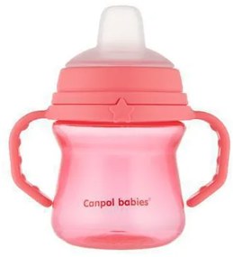 Canpol babies Hrneček se silikonovým pítkem FirstCup 150 ml Canpol Babies Žlutý