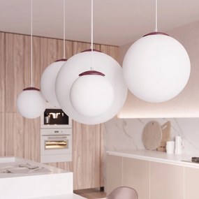 Sollux Lighting Závěsné svítidlo UGO 30 bordó