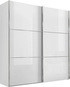 XXXLutz SKŘÍŇ S POSOUVACÍMI DVEŘMI, bílá, 188/222/68 cm Moderano - Šatní skříně - 000531006073