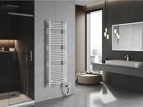 Mexen Ares, elektrické topné těleso 1500x500 mm + topná tyč 600 W, bílá, W102-1500-500-6600-20
