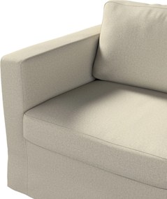 Potah na pohovku IKEA  Karlstad 2-místná , nerozkládací, dlouhý barva béžová látka pletený vzor