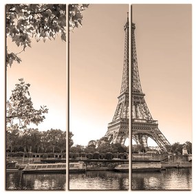 Obraz na plátně -  Eiffel Tower - čtverec 3110FB (75x75 cm)