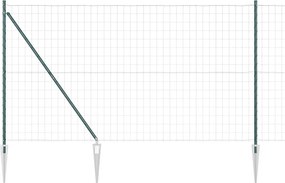 Evropský plot se hroty 10 x 1,6 m Ocel potažená PVC Zelená 3350567