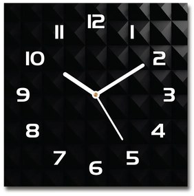 Wallmuralia Skleněné hodiny na stěnu Abstrakce pozadí 30x30 cm