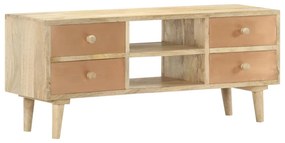 TV stolek 110 x 30 x 45 cm masivní mangovníkové dřevo 287874