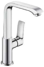 Hansgrohe Metris New - Umyvadlová baterie s otočným výtokem a výpustí, chrom 31087000