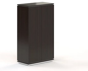 Vysoká šatní skříň Creator 83,2 x 44,5 x 150,7 cm, bílá / wenge