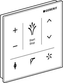 Geberit - Nástěnný ovládací panel pro elektronický bidet, černá
