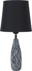 Keramická lampa černá 38 cm