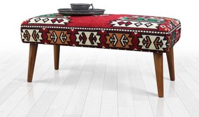 Atelier del Sofa Taburet Vezir v2 - Red, Vícebarevná