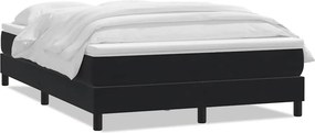 Box spring postel s matrací černá 160x210 cm samet 3315929