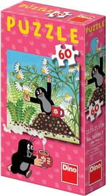 DINO Puzzle Jak Krtek uzdravil myšku (Krteček) 24x22cm set 60 dílků 6 druhů dn383067