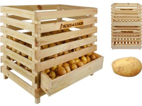 Esschert Design bedýnka dřevěná na brambory