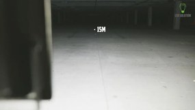Černý LED reflektor 20W Economy