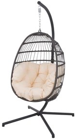 Sedák na závěsné křeslo Oval D031-05CW 144 x 100/45 x 10/12 cm PATIO