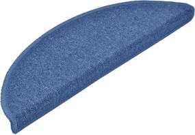Schodové rohože 20 ks 56 x 17 x 3 cm modré, půlkulaté 3365788
