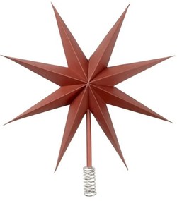 Broste Papírová hvězda/špice na strom TOP STAR červená