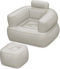 Nafukovací křeslo světlé Bestway 75137
