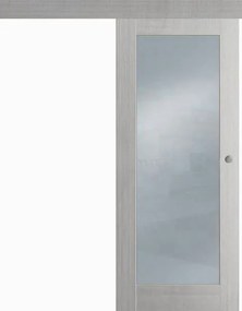 posuvné interiérové dveře na stěnu vasco doors FARO model 7 Průchozí rozměr: 70 x 197 cm, Orientace dveří: Levé dveře, Dekor: Dub skandinávský