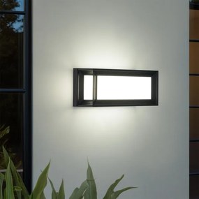 Brilagi - LED Venkovní nást. svítidlo se senzorem PARKER LED/12W/230V černá IP44